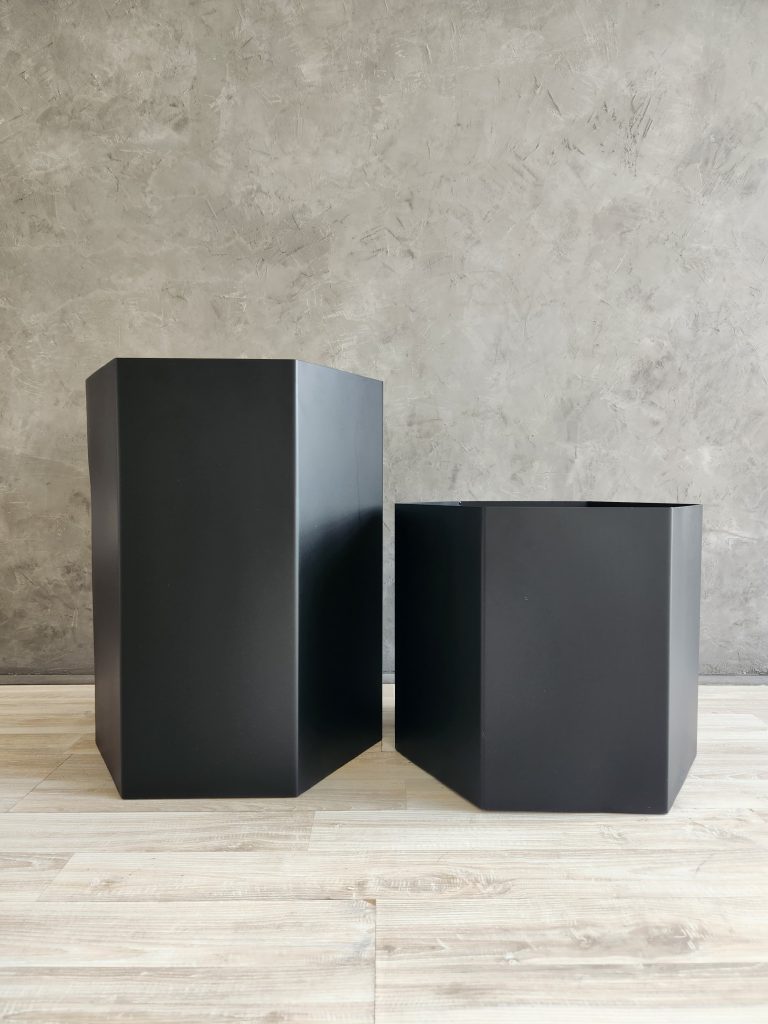 Hex Indoor/Outdoor Steel Planter - Potanical